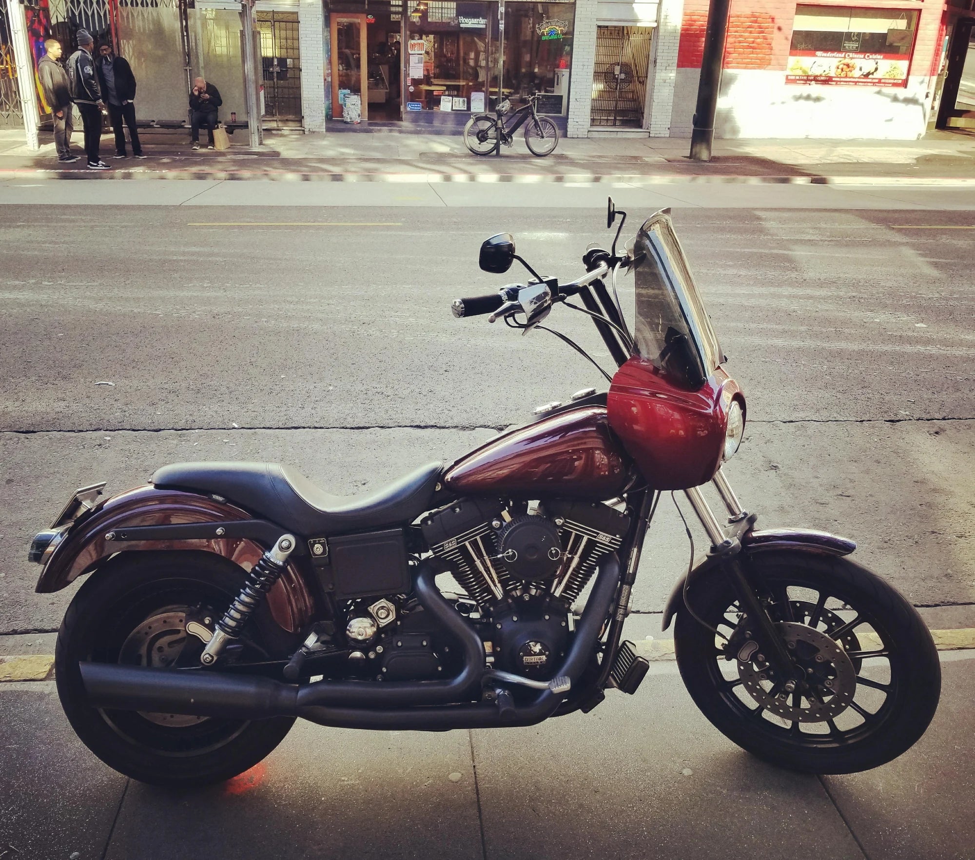 JD Customs Original FXDXT Fairing Kit With Adjustable Windshield - Unp ...